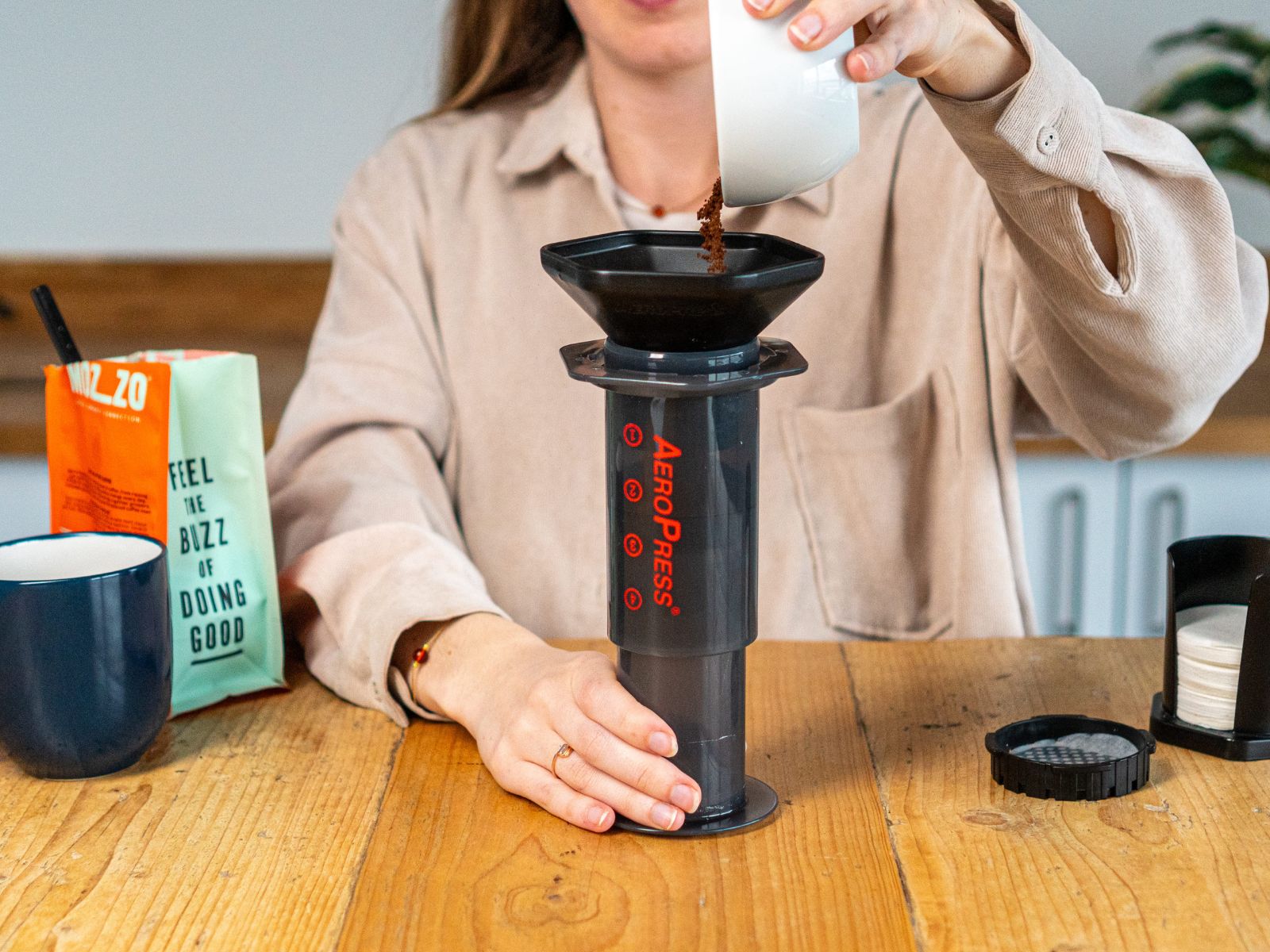 How to Make Coffee with an AeroPress | Mozzo Coffee